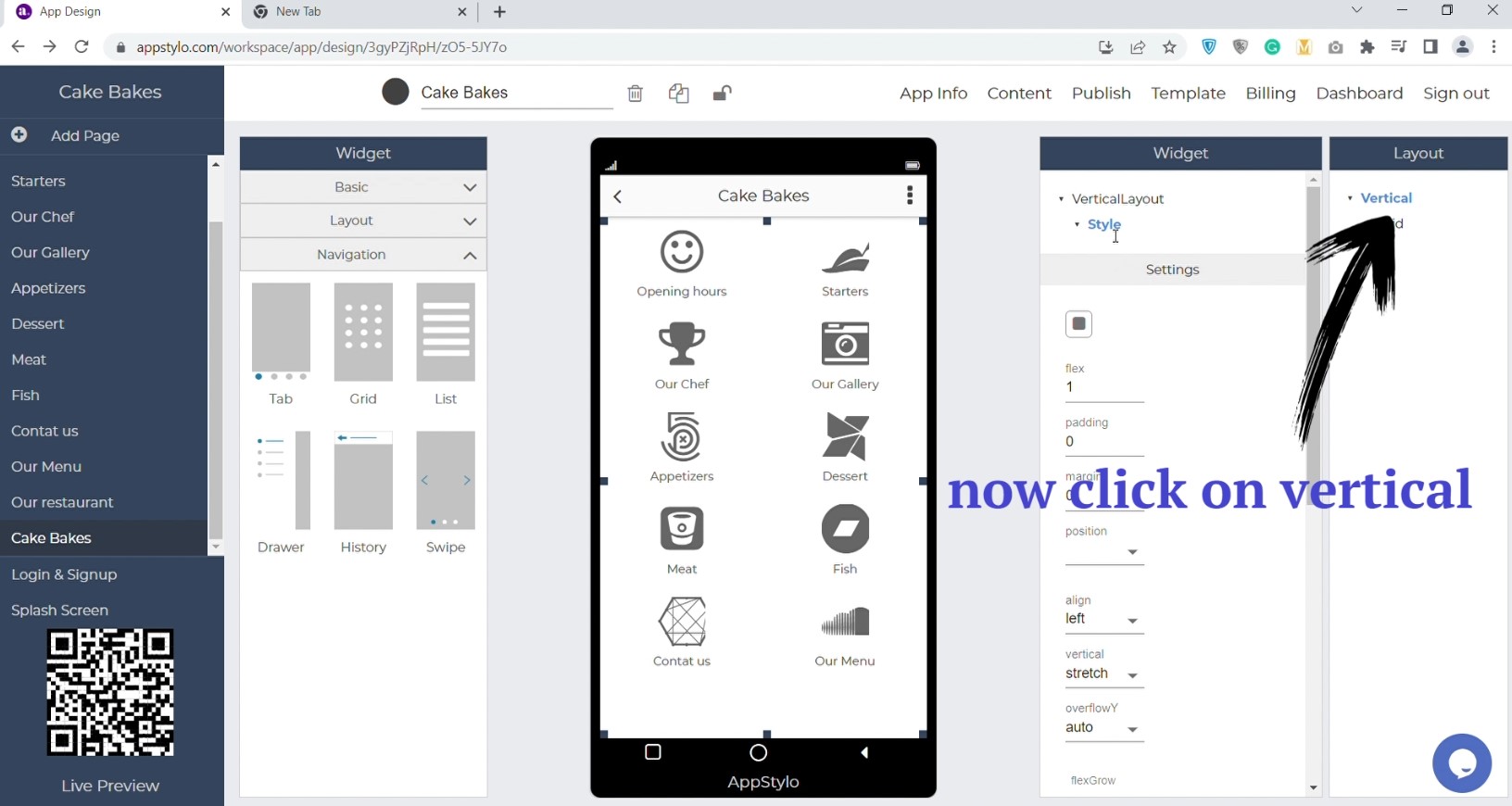 Grid Navigation Implementation in Appstylo - Appstylo